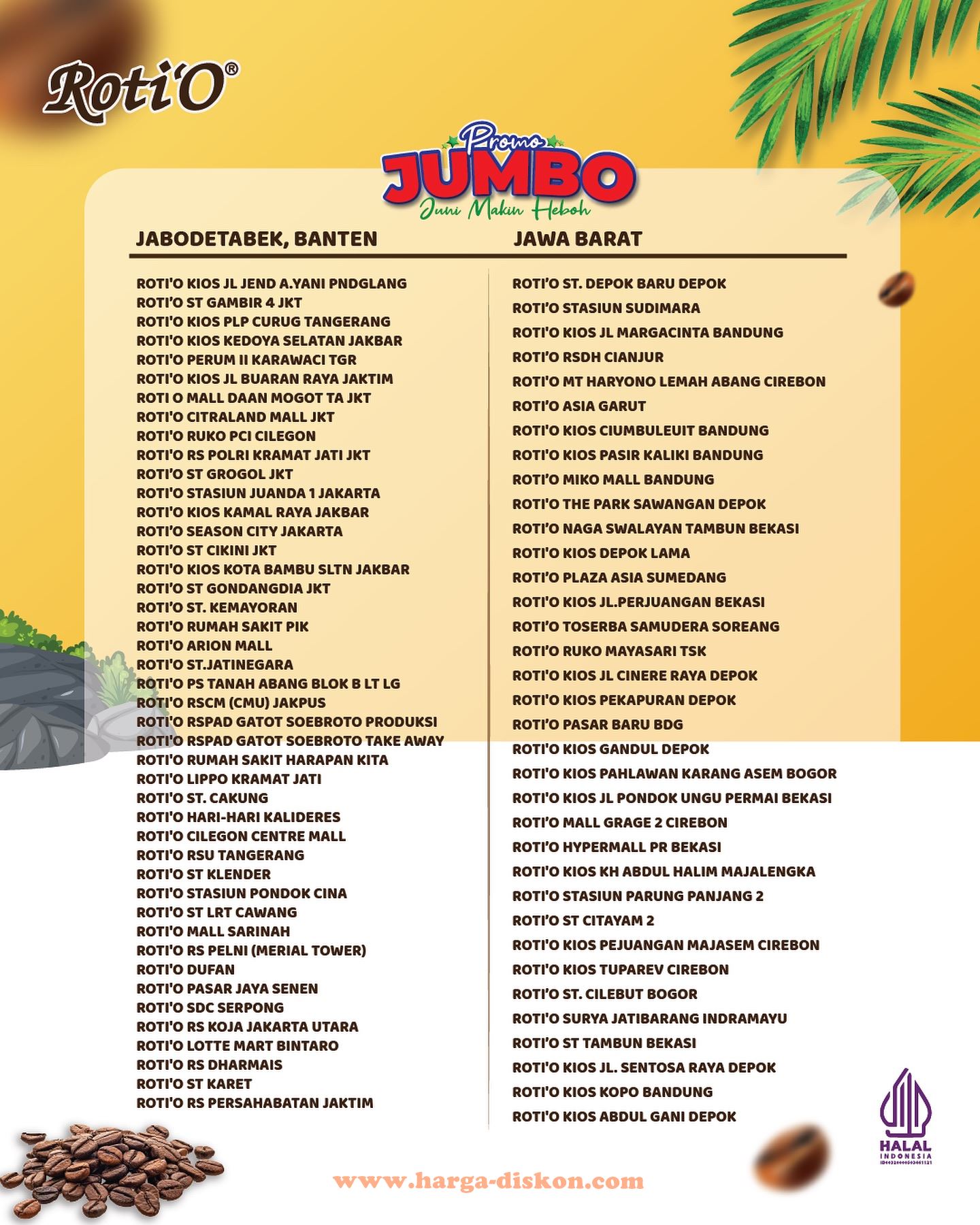 Yuk Roti’O Lovers langsung datang ke outlet terdekat kalian & jangan ...