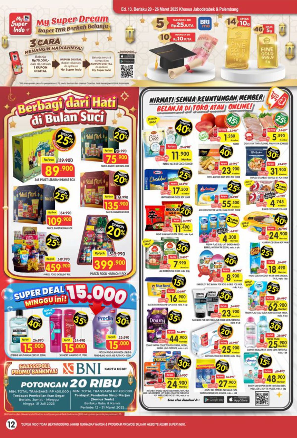 # PROMO SUPER INDO untuk kota-kota di bawah ini SILAKAN KLIK DI SINI