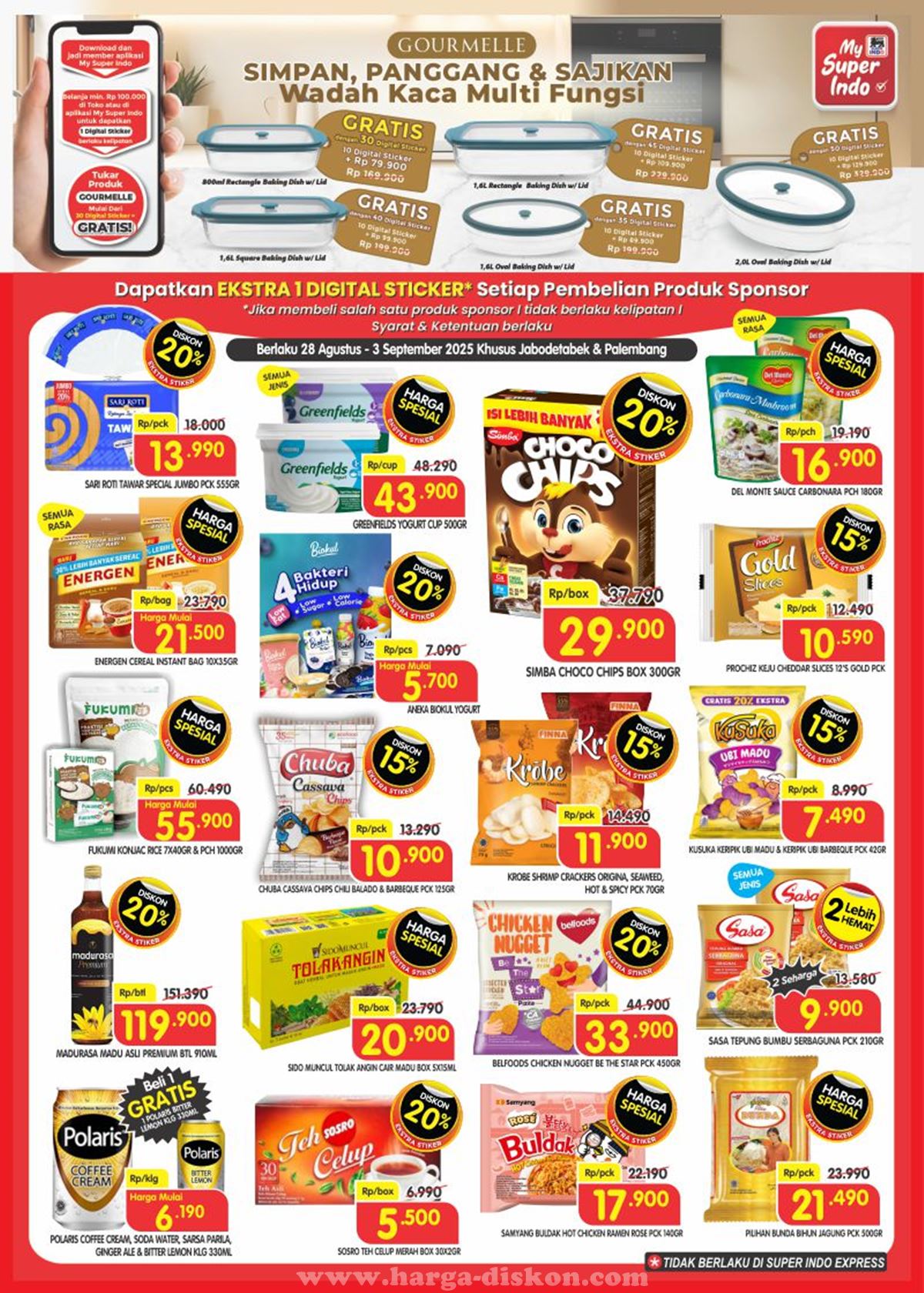 # PROMO SUPER INDO untuk kota-kota di bawah ini SILAKAN KLIK DI SINI