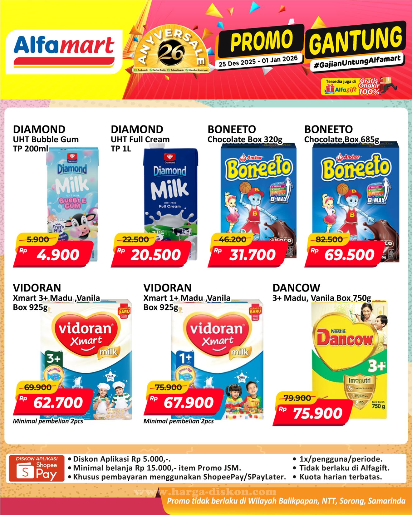 Promo ALFAMART Akhir Pekan Promo JSM 25 Desember 2025 - 1 Januari 2026 ...
