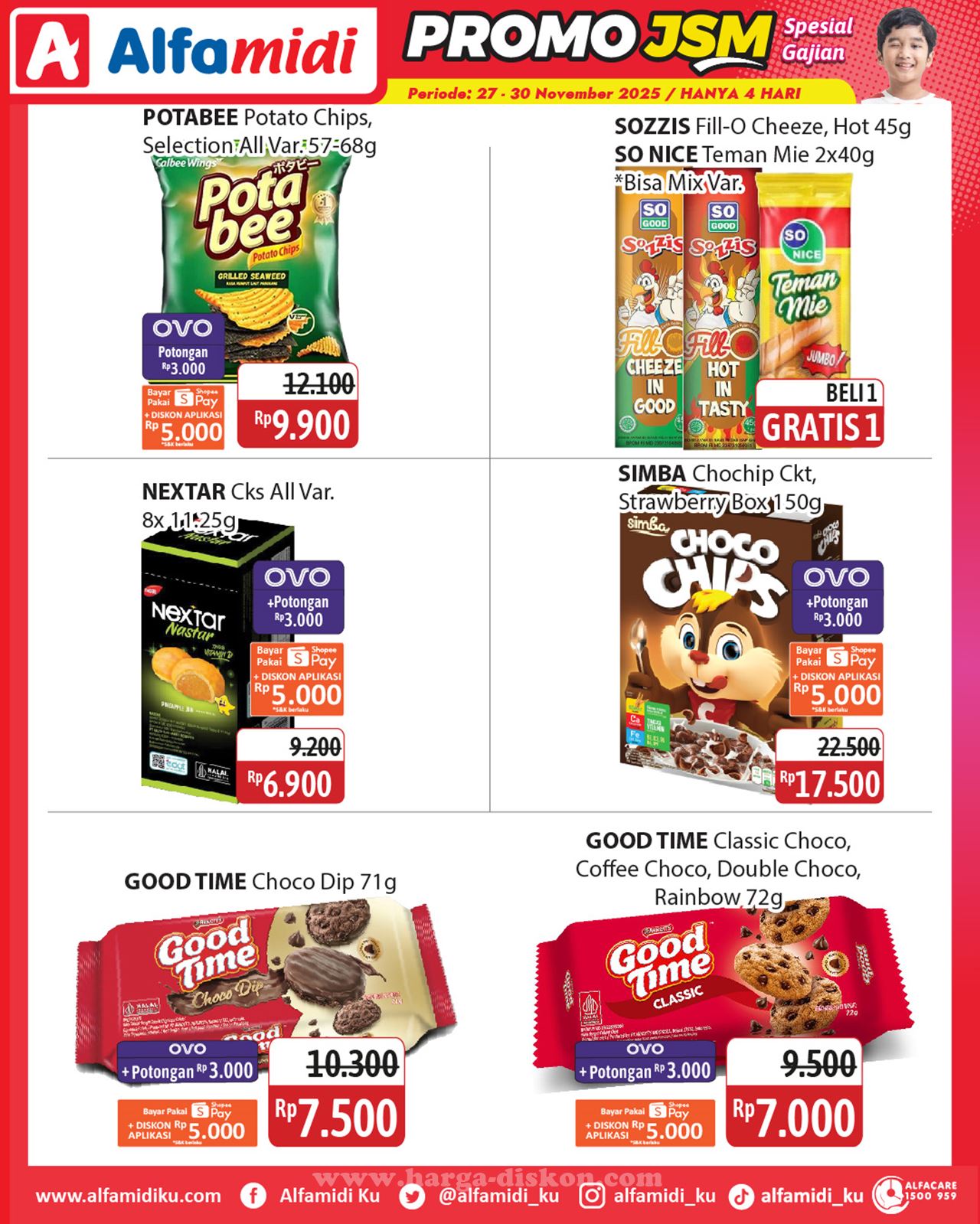 Promo ALFAMIDI Akhir Pekan Promo JSM 27 - 30 November 2025 • SoPasti.Com