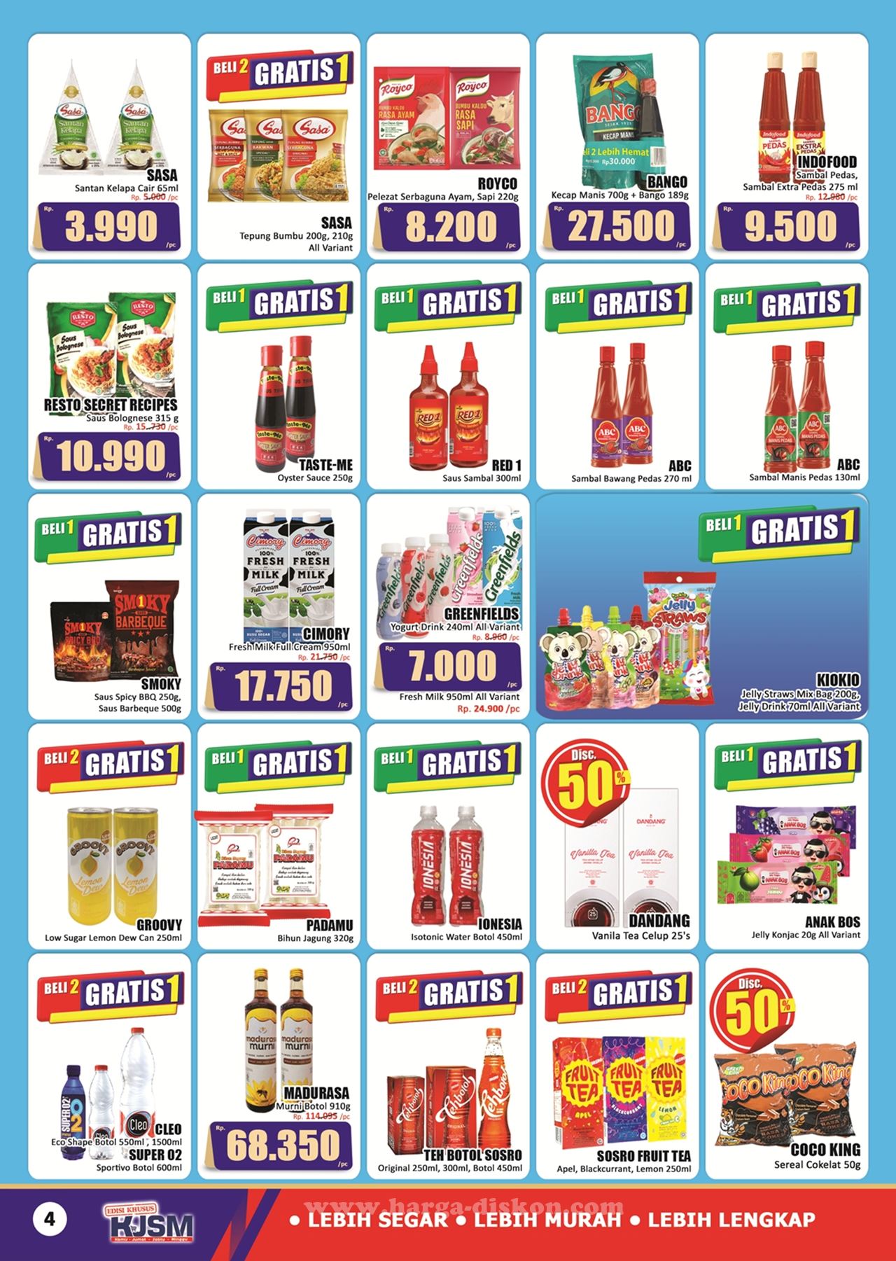 Promo HARI HARI Akhir Pekan Promo KJSM 4 - 7 Desember 2025 • SoPasti.Com