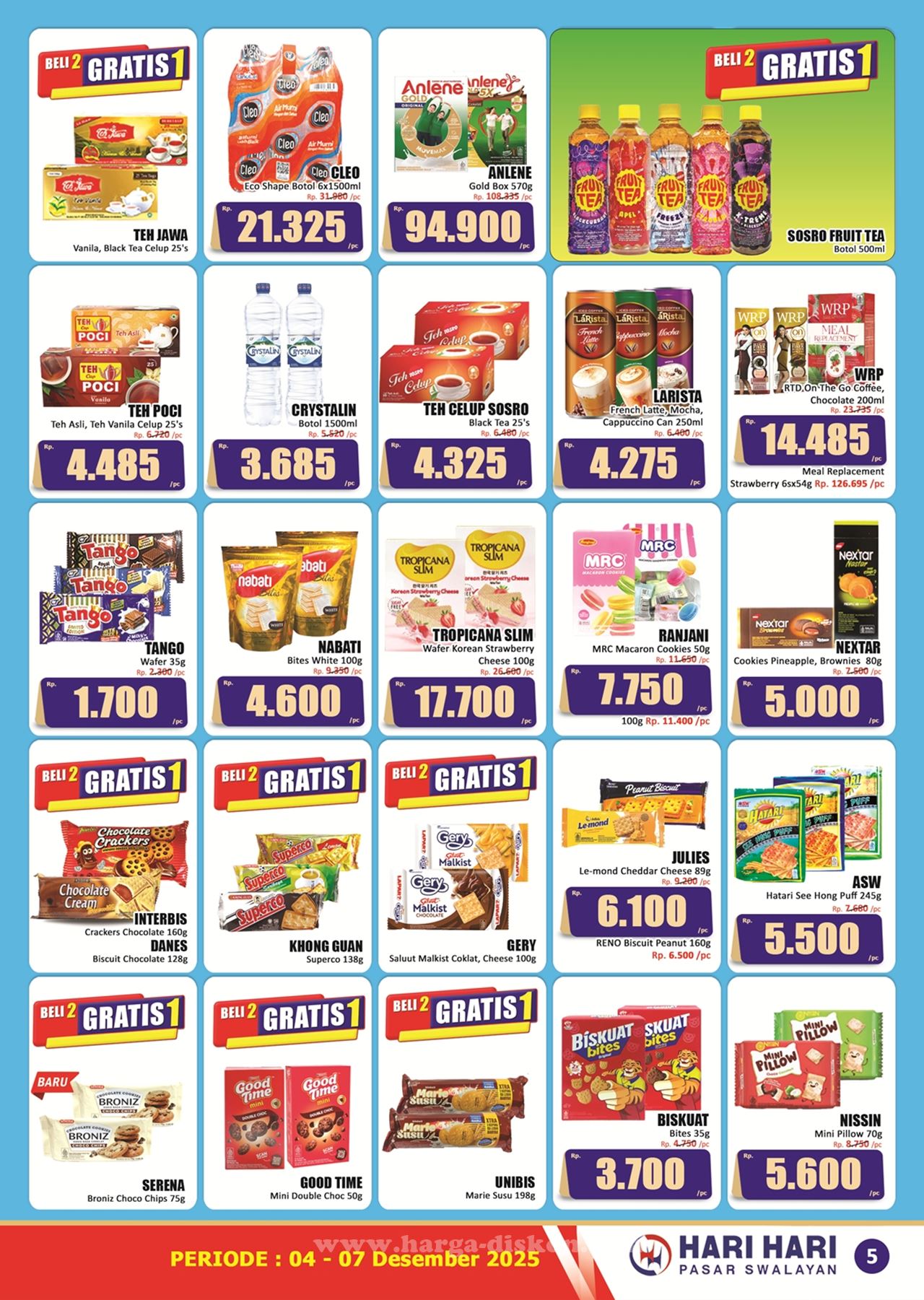 Promo HARI HARI Akhir Pekan Promo KJSM 4 - 7 Desember 2025 • SoPasti.Com