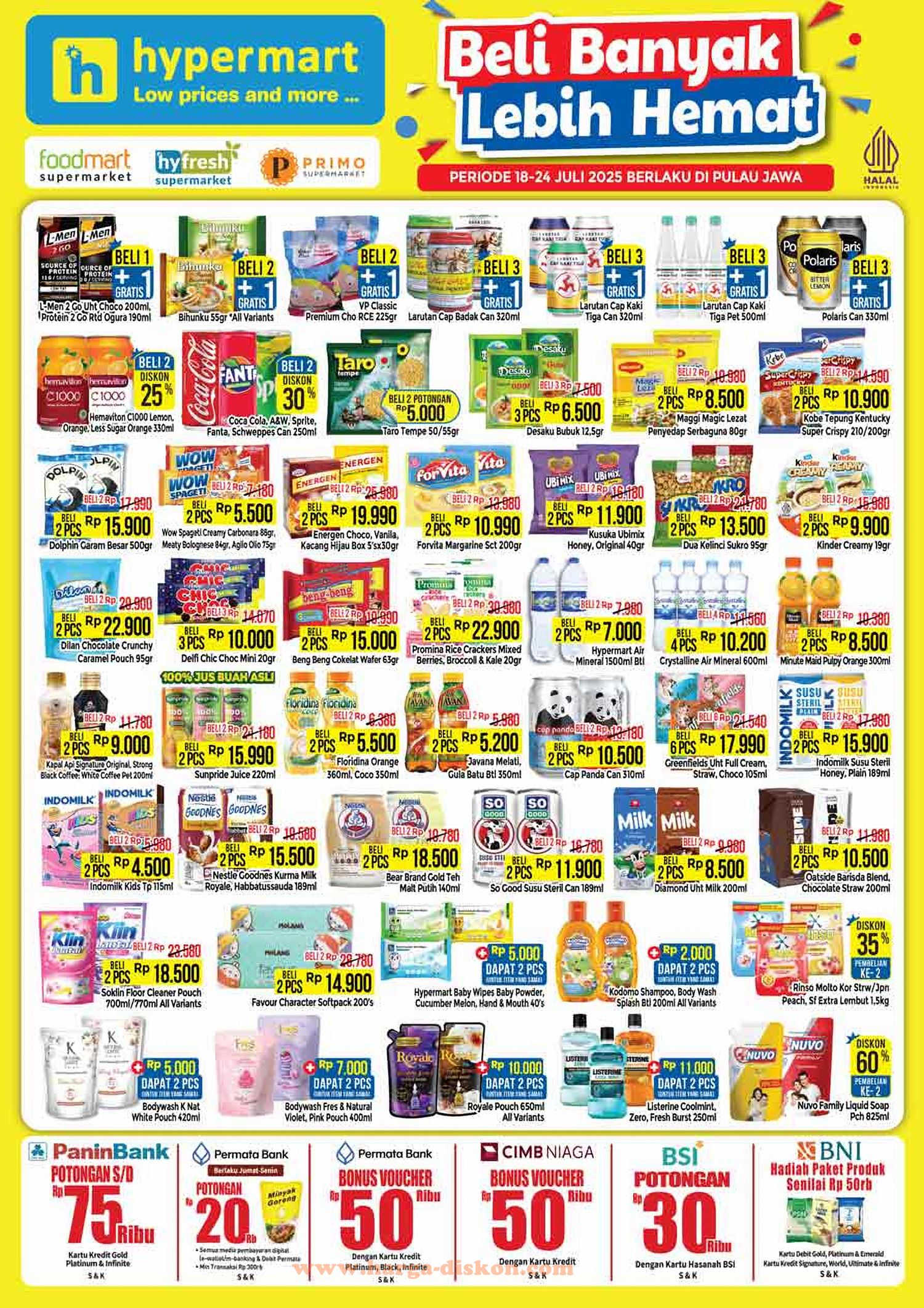 Promo HYPERMART Promo Akhir Pekan 18 - 24 Juli 2025 • SoPasti.Com
