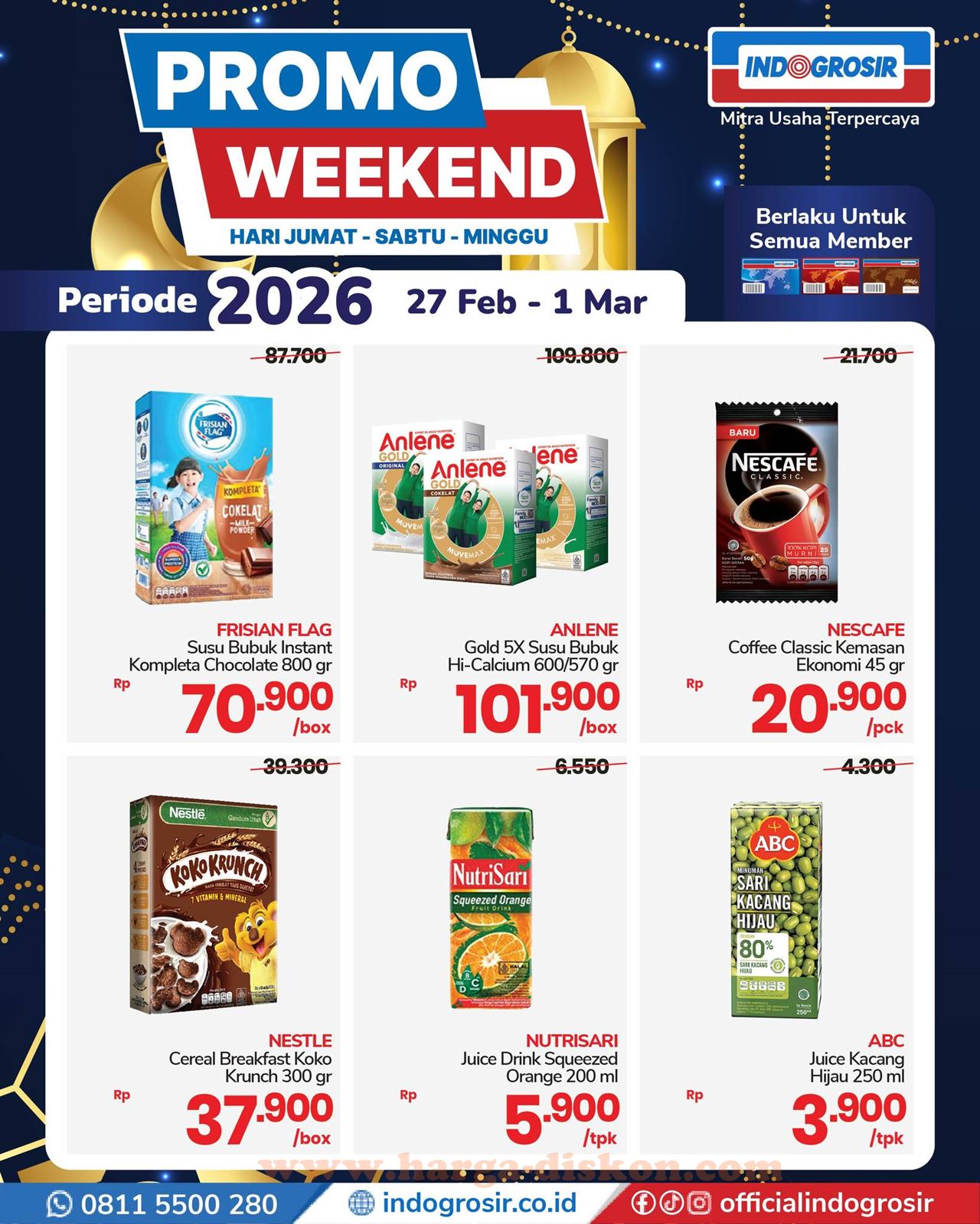 Promo INDOGROSIR Akhir Pekan 27 Februari - 1 Maret 2026 • SoPasti.Com