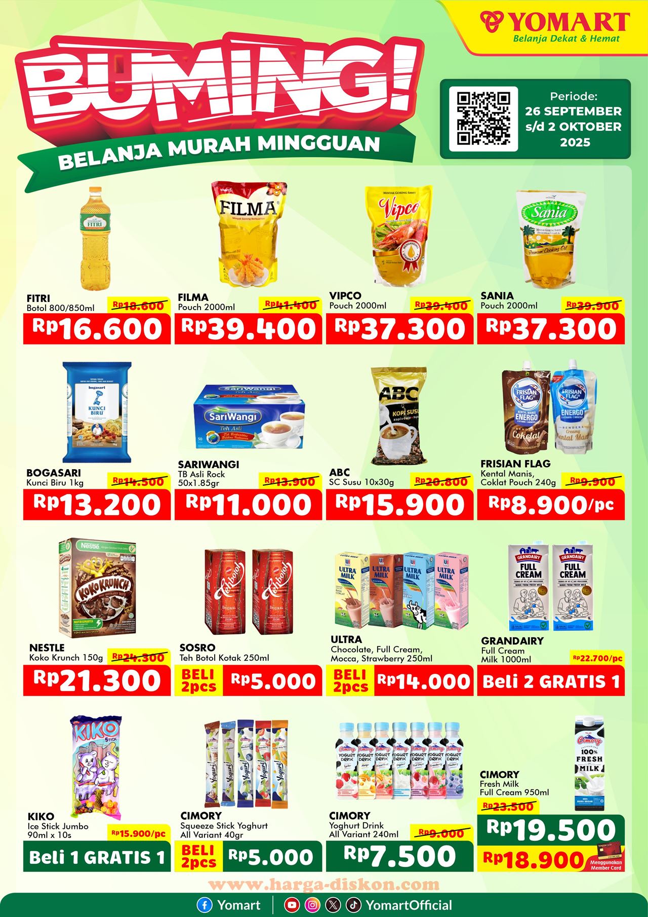 Promo YOMART Belanja Murah Mingguan 26 September - 2 Oktober 2025 ...